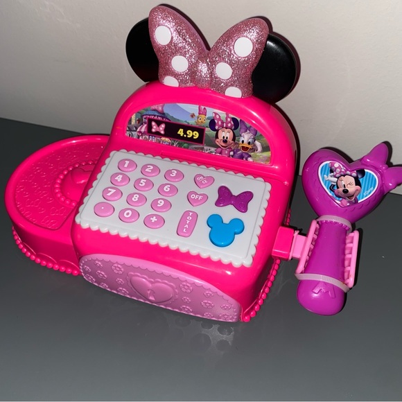 Disney | Toys | Disney Minnie Mouse Pink Cash Register Toy | Poshmark